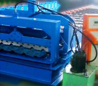 China Stamping Pressing Glazed Tile Machine 4 M / Min Working Speed Chain Transport for sale