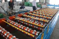 China European Style Glazed Tile Machine For Partial Arc Color Steel Roof for sale