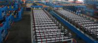 China Aluminum Steel Tile Roll Forming Machine For Wall Building Material for sale