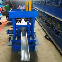 China 6 Tons Total Weight CZ Purlin Roll Forming Machine With Sheet Metal Straightening for sale