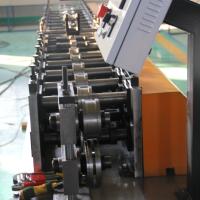 China Ceiling T Grid Light Keel Roll Forming Machine With 1.2 Inch Chain Drive for sale