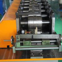 China Ceiling T Grid Light Keel Roll Forming Machine With 1.2 Inch Chain Drive for sale