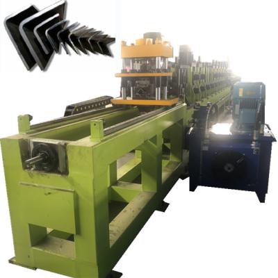China Cold Formed Steel Angle Bar Rolling Forming Machine For Storage Rack for sale