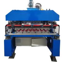 China Stainless Steel Filmed PPGI Metal Roofing Sheet Rolling Forming Machine for sale