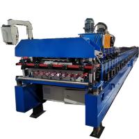 China Stainless Steel Filmed PPGI Metal Roofing Sheet Rolling Forming Machine for sale