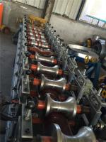 China 7 KW Power Durable Ridge Cap Roll Forming Machine / Gutter Forming Machine for sale