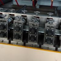 China Durable CZ Purlin Roll Forming Machine Dual Holes Punching 11 MAp Work Pressure for sale