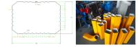 China Rain Gutter Gutter Rolling Machine / Welded Pipe Roll Forming Machine for sale