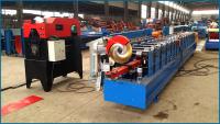China Custom Water Rain Downspout Roll Forming Machine Chain Drive Steel Sheet  For Building for sale