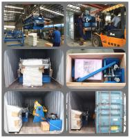 China Steel Downspout Roll Forming Machine 330 Mm Feeding Width 70 Mm Shaft Diameter for sale
