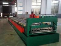 China Customized Design Roof Roll Forming Machine / Corrugated Sheet Making Machine for sale
