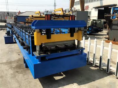 China Galvanized Steel Roofing Corrugated Sheet Roll Forming Machine 13 - 16 Rows for sale