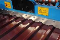 China Building Material Metal Roof Roll Forming Machine 380V 50Hz 3 Phase Voltage for sale