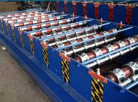 China Solid Shaft Roof Roll Forming Machine / Corrugated Sheet Making Machine for sale