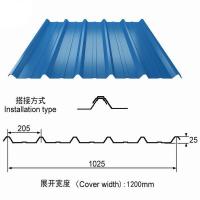 China PLC System Roof Roll Forming Machine / Metal Roofing Forming Machine 7.5KW Hydraulic Power for sale
