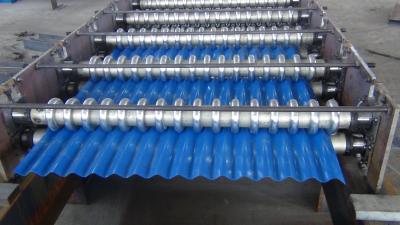 China 6 - 15m / Min Rolling Speed Roof Roll Forming Machine 0.4 - 0.7mm Material Thickness for sale