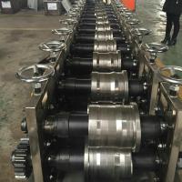 China Durable Shutter Door Forming Machine 0 - 15 M / Min Adjustable Working Speed for sale