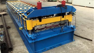 China 14 Roller Stations Metal Roof Roll Forming Machine 3 Phase 380V For Roofing Cladding for sale