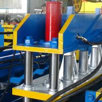 China 12 - 16 Rows Roof Roll Forming Machine With 5 Ton Hydraulic Decoiler for sale