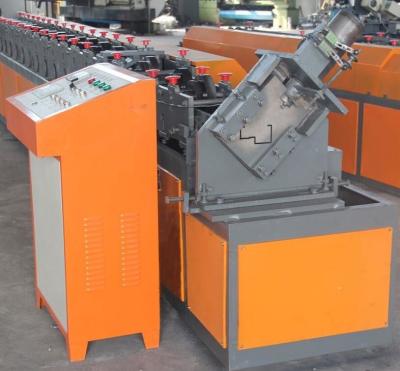 China Galvanized Steel Roller Shutter Door Frame Roll Forming Machine Window Type for sale