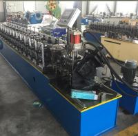 China Galvanized Steel Roller Shutter Door Frame Roll Forming Machine Window Type for sale