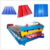 China Full Automatic Color Glazed Tile Roll Forming Machine 33ksi - 50 Ksi Yield Stress for sale