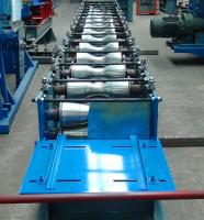 China Durable Ridge Cap Roll Forming Machine 8 - 15 M / Min Production Capacity For Building for sale