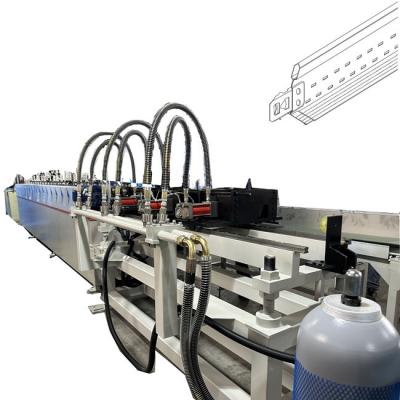 China Galvanized Light Steel Keel Suspended Ceiling System T Grid Rolling Forming Machine for sale