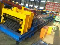 China Hydraulic Cutting Steel Sheet Roll Forming Machine / Roof Tile Making Machine for sale
