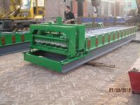 China Glazed Tile Machine / Steel Sheet Roll Forming Machine 0.40 - 0.70 Mm Sheet Thickness for sale
