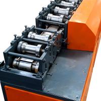 China PPGI  PU  Foam Roller Shutter Door Roll Forming Machine With PLC Controled for sale