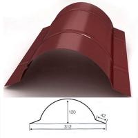 China Cold Roll  Metal Roof Ridge Cap Forming Machine Hydraulic Cutting Type for sale