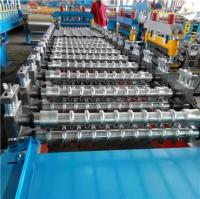 China Glazed Roof Ridge Capping Glazed Tile Making Machine Rain Gutter For Building for sale