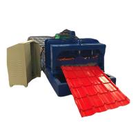 China Guide Pillar Steel Color Tile Roof Roll Forming Machine High Precsion for sale