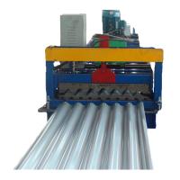 China Guide Pillar Steel Color Tile Roof Roll Forming Machine High Precsion for sale