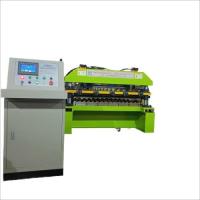 China 1000mm corrugated sheet roll forming machine Hydraulic Shearing for sale