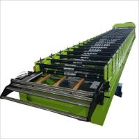 China 1000mm corrugated sheet roll forming machine Hydraulic Shearing for sale