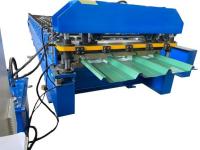 China High Quality Metal Roof Sheet Roll Forming Machine With PLC Control Methold for sale