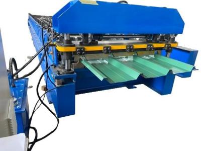 China High Quality Metal Roof Sheet Roll Forming Machine With PLC Control Methold for sale