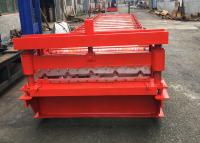 China Cladding Profile IBR Metal Roofing Sheet Roll Forming Machine PLC Control for sale