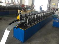 China Roller Concrete Door Frame Roll Forming Machine / Aluminum Metal Window Frame Making Machine for sale