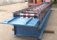 China 3kw Ridge Cap Roll Forming Machine , 470 Color Steel Roof Tile Sheet Roll Forming Equipment for sale