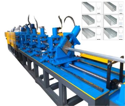 China Automatic Slotted Deflection Track Rolling Forming Machine High Speed for sale