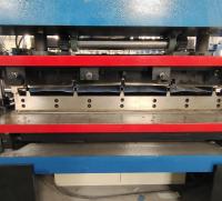 China Trapezoid Standing Seam Metal Roofing Panel Machine 10 Stations for sale