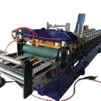 China Accurate Wall Panel Cladding Roll Forming Machine With Plusmn 1mm Shearing Error for sale