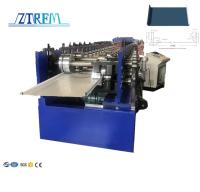 China Snap Lock Standing Seam Roll Forming Machine For Roofing Panels With Single Snap Lock Seam for sale