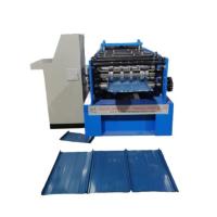 China Steel Sheet Roll Forming Machine For Standing Seam Metal Roofing Snap Lock Panel Production for sale