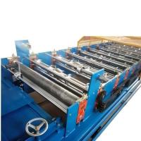 China Metal Box Profile Roofing Sheet Roll Forming Machine PLC Controlled for sale