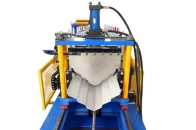 China 4kw High Performance Ridge Cap Roll Forming Machine For Seamless Roofing System for sale