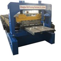 China High Speed Dovetail Shape Floor Steel Decking Roll Forming Machine for sale